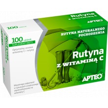 Rutyna z witaminą C APTEO, 100 tabletek | Apteline.pl