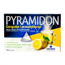 Pyramidon Gorączka i przeziębienie 500 mg + 300 mg + 200 mg, 10 ...