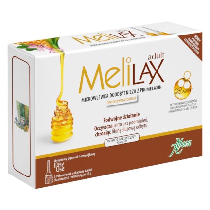 Melilax Adult, 6 mikrowlewek po 10 g | Apteline.pl