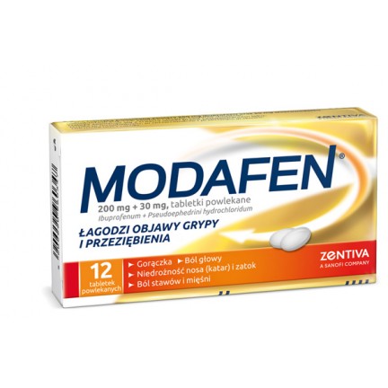 Modafen (Extra Grip), 12 tabletek powlekanych | Apteline.pl