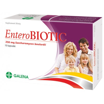 EnteroBiotic 250 mg, 10 kapsułek, cena, opinie | Apteline.pl