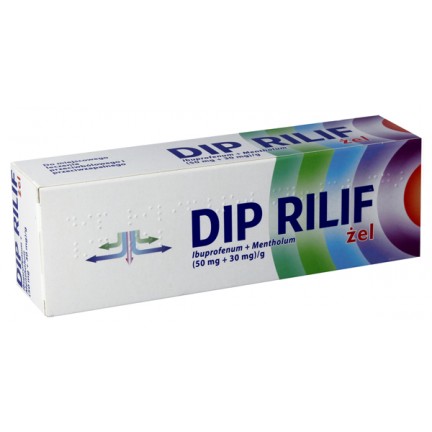 Dip Rilif 50 mg/g + 30 mg/g, żel przeciwbólowy, 100 g | Apteline.pl
