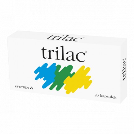 Trilac, probiotyk, 20 kapsułek, cena, opinie | Apteline.pl