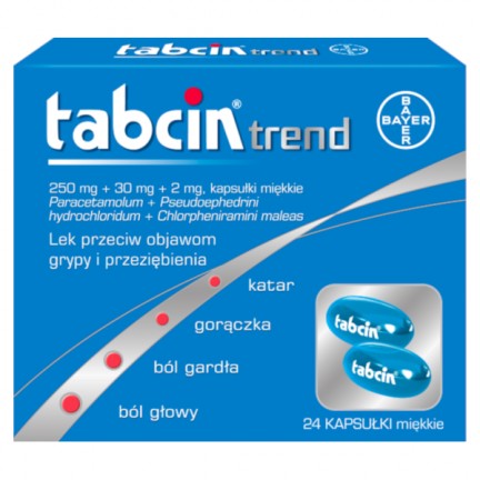 Tabcin Trend, 24 kapsułki | Apteline.pl