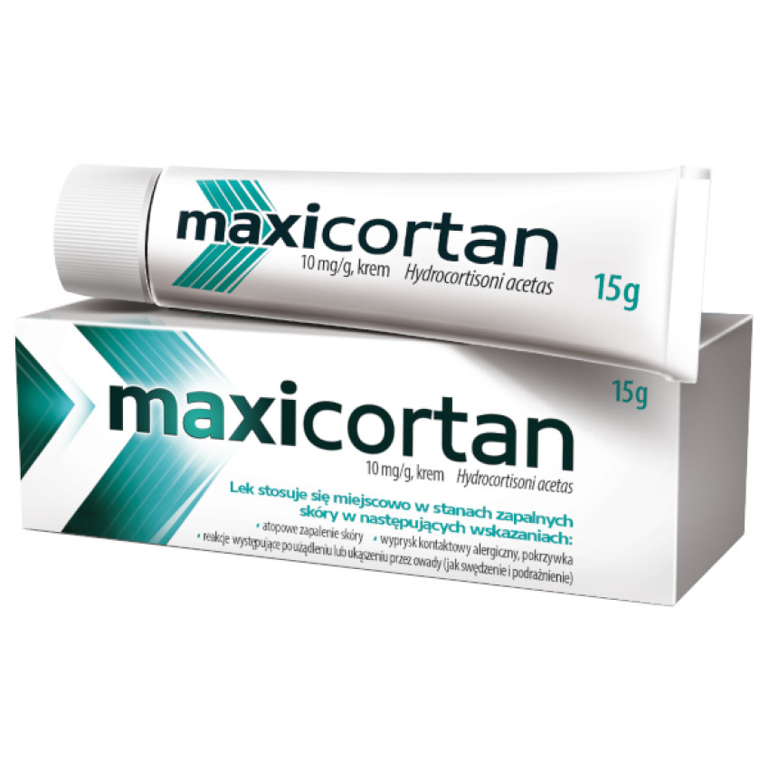 Maxicortan 10 mg/g, krem, 15 g | Apteline.pl