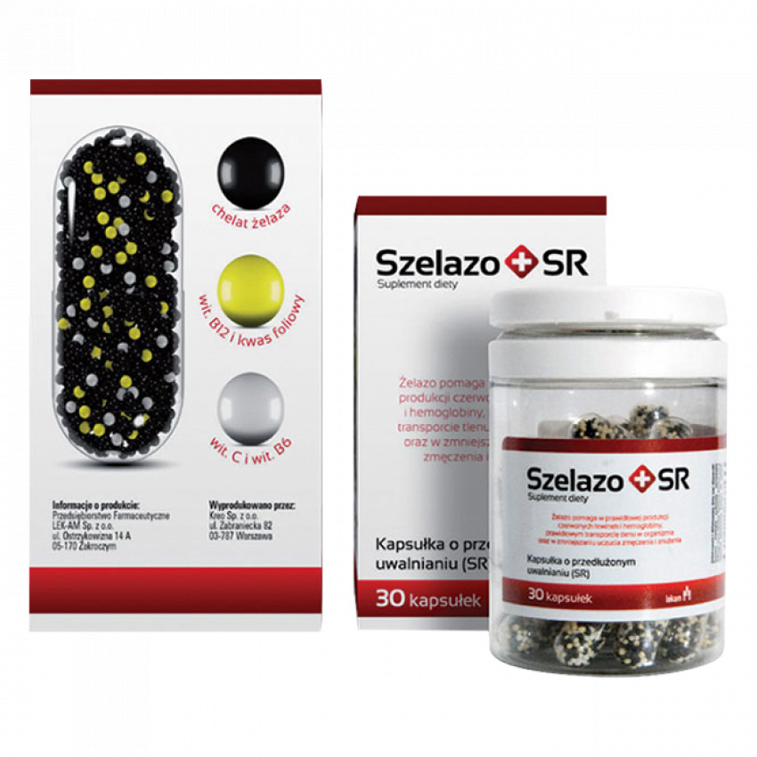 Szelazo + SR, 60 kapsułek kapsułek o przedłużonym uwalnianiu | Apteline.pl