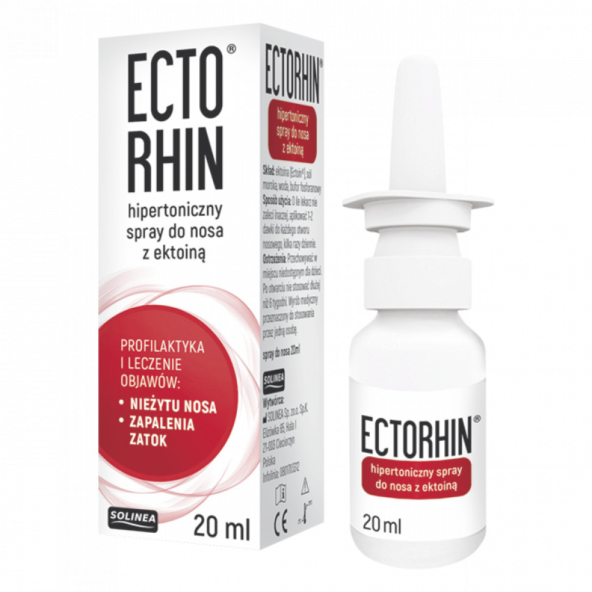 Ectorhin, spray do nosa, 20 ml | Apteline.pl