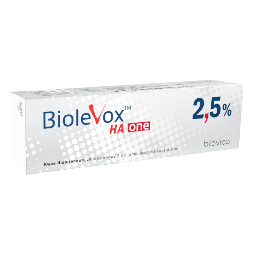 Biolevox Ha One 2,5%, żel dostawowy, ampułkostrzykawka 4,8 ml | Apteline.pl