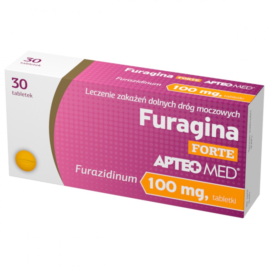 Furagina FORTE APTEO MED 100 mg, 30 tabletek | Apteline.pl