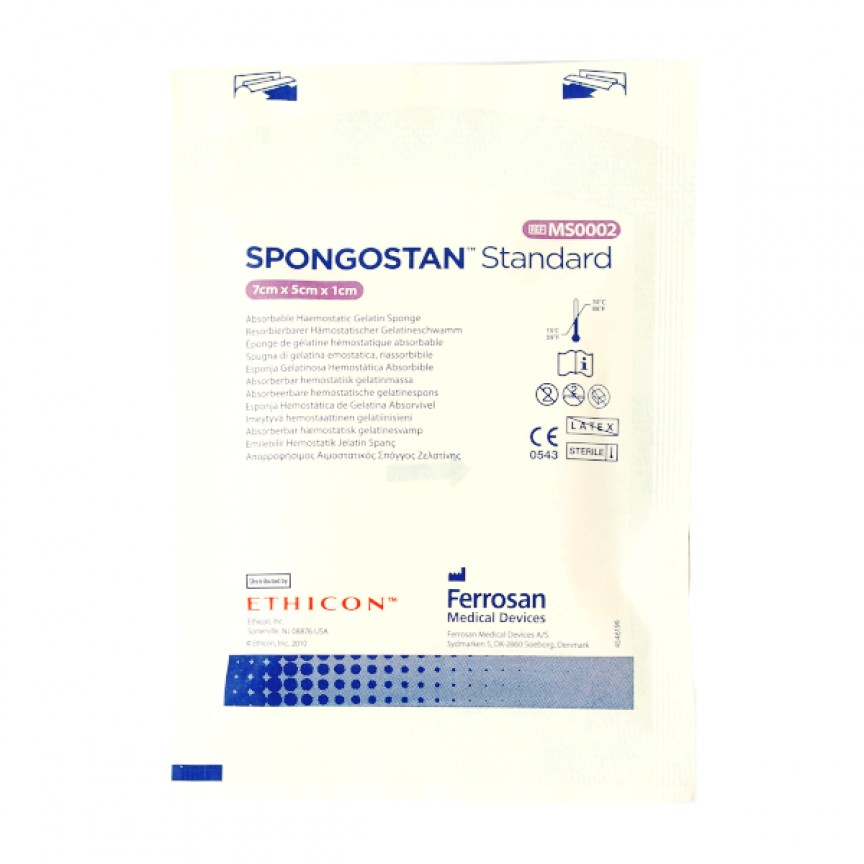 Spongostan standard, opatrunek hemostatyczny, 7 x 5 x 1 cm, 1 szt ...
