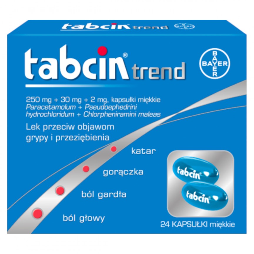 Tabcin Trend, 24 kapsułki | Apteline.pl