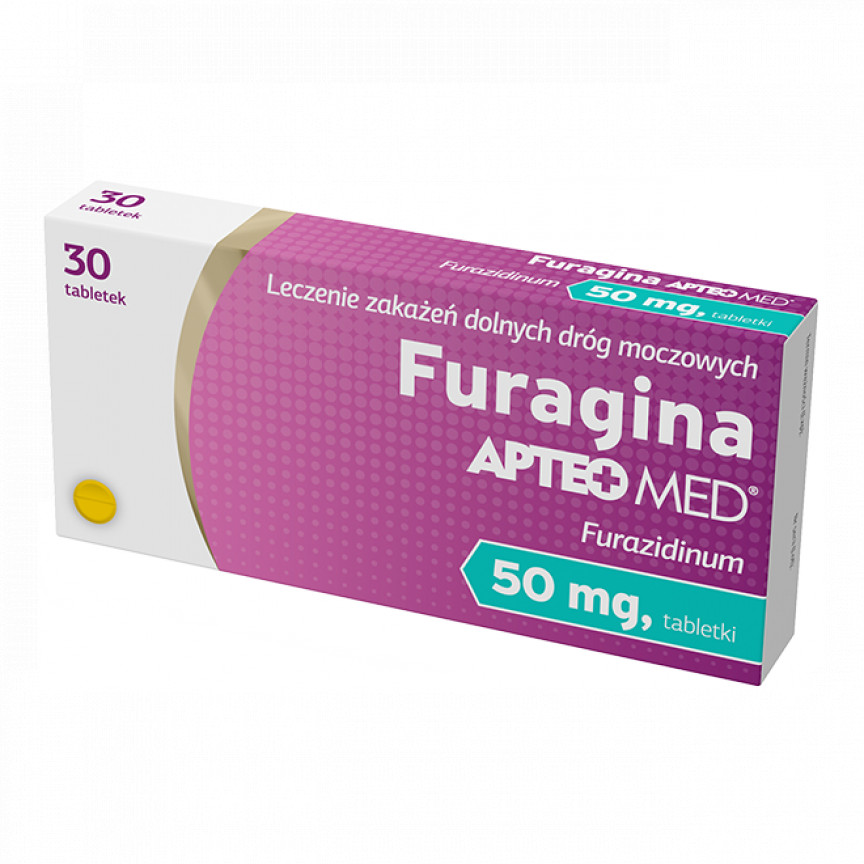 Furagina APTEO MED, 50 mg, 30 tabletek | Apteline.pl