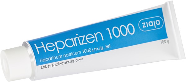 Heparizen 1000, 1000 j.m./g, żel, 100 g | Apteline.pl