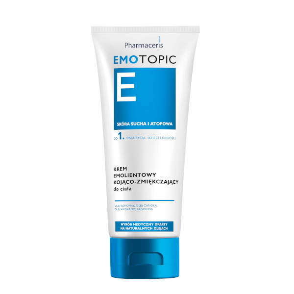 Emotopic, krem emolientowy kojąco-zmiękczający do ciała, 200 ml ...