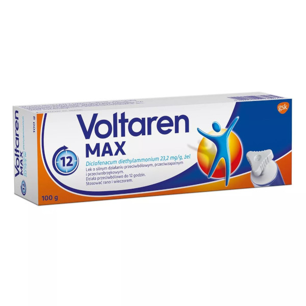 Voltaren Max, żel, 100 g cena, ulotka | Apteline.pl