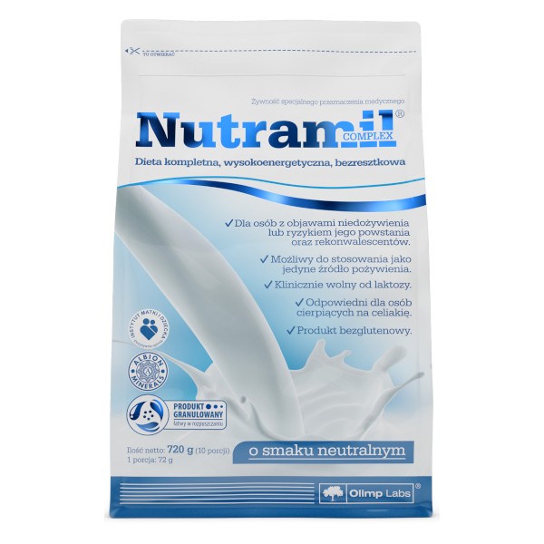 Nutramil Complex, smak neutralny, 720 g (10 porcji) | Apteline.pl