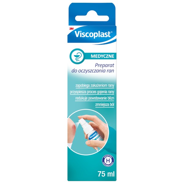 Viscoplast, preparat do oczyszczania ran, 75 ml | Apteline.pl