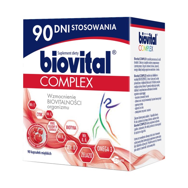 Biovital Complex, 90 kapsułek miękkich | Apteline.pl