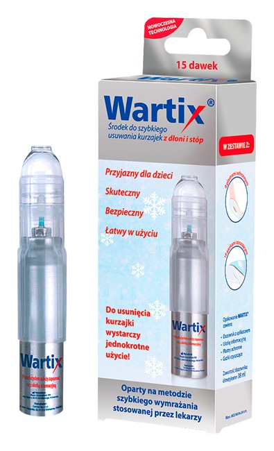 Wartix, środek do usuwania kurzajek, spray, 38 ml | Apteline.pl