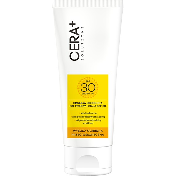 CERA PLUS Solutions, emulsja ochronna do twarzy i ciała SPF 30, 200 ml ...