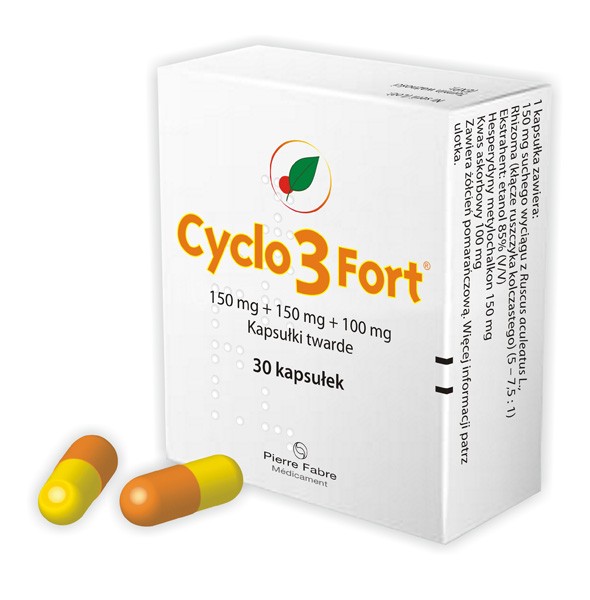 Cyclo 3 Fort 150 mg, 30 kapsułek twardych | Apteline.pl