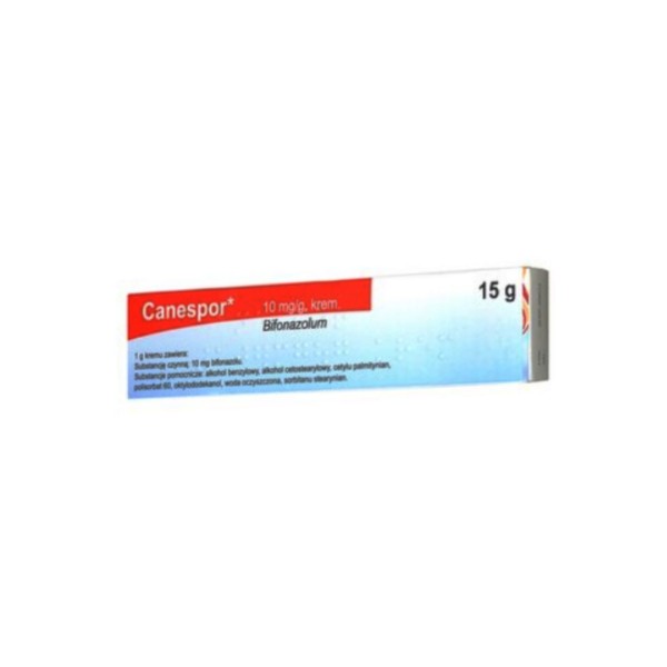Canespor 10 mg/g (1%), krem,15 g (import równoległy) | Apteline.pl