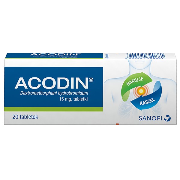 Acodin, 15 mg, 20 tabletek | Apteline.pl