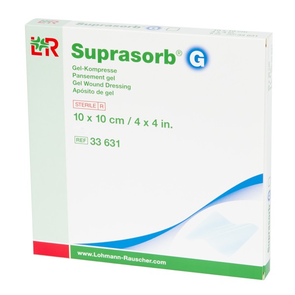 Suprasorb G, 10 cm x 10 cm, opatrunek żelowy, 1 opatrunek, cena ...