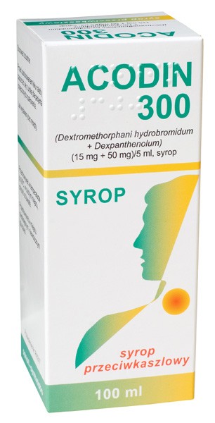 Acodin, syrop przeciwkaszlowy 0,3/100 ml | Apteline.pl