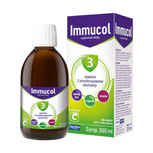Immucol 3+, syrop, 200 ml | Apteline.pl