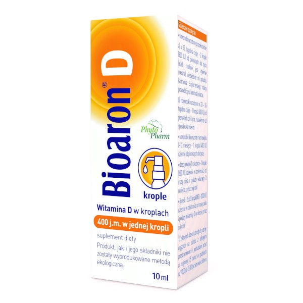 Bioaron D 400 j.m., krople, 10 ml | Apteline.pl