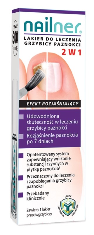 Nailner, lakier 2 w 1, 5 ml | Apteline.pl Nailner, lakier 2 w 1, 5 ml | Apteline.pl