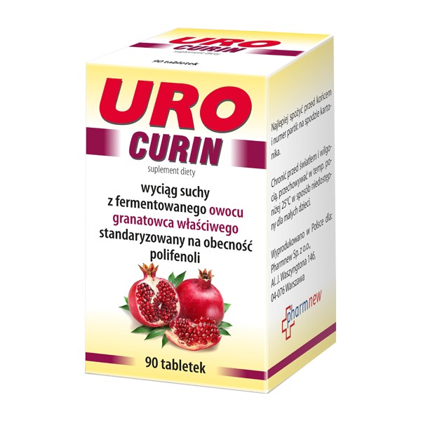 Urocurin, 90 tabletek | Apteline.pl