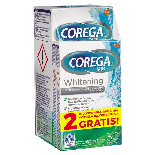 Corega Tabs Bio Formuła, 136 tabletek - Zamów w Apteline.pl | Apteline.pl