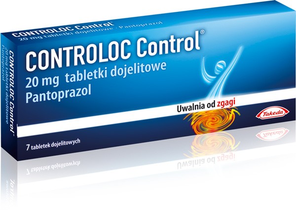 Controloc Control 20 mg, 7 tabletek | Apteline.pl