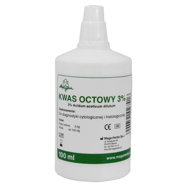 Kwas octowy 3%, 100 ml | Apteline.pl