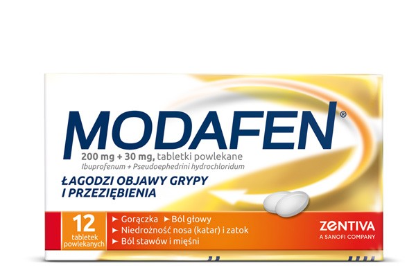 Modafen (Extra Grip), 12 tabletek powlekanych | Apteline.pl