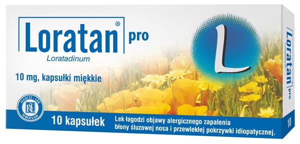 Loratan pro 10 mg, 10 kapsułek miękkich | Apteline.pl
