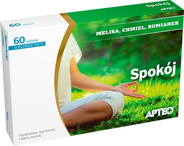 Spokój APTEO, 60 tabletek, produkt z krótką datą ważności | Apteline.pl