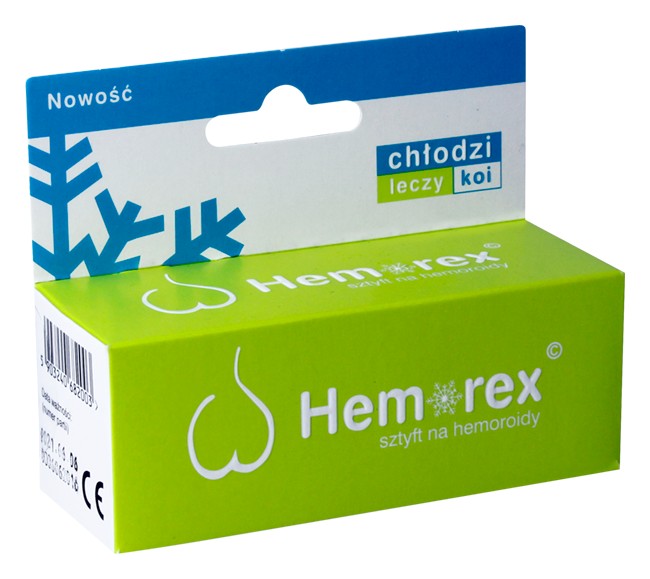 Hemorex, sztyft na hemoroidy | Apteline.pl