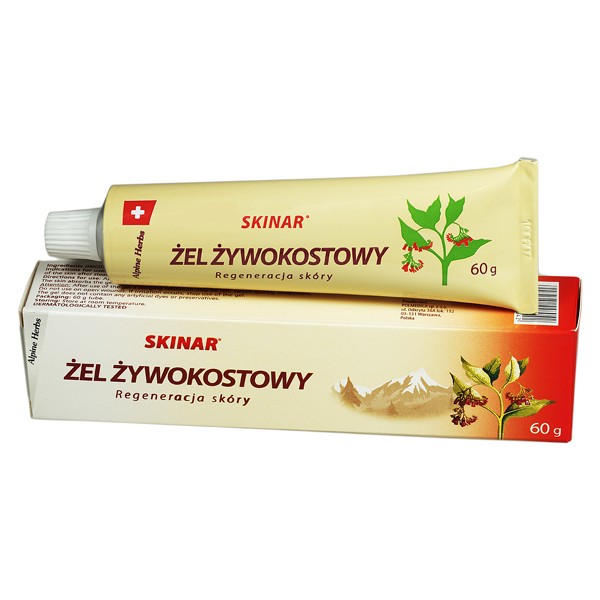 Skinar, żel żywokostowy, 60 g | Apteline.pl