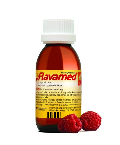 Flavamed 15 mg/5 ml, syrop, 100 ml | Apteline.pl