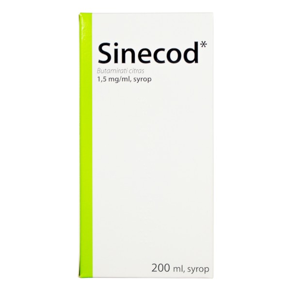 Sinecod 1,5 mg/ml, syrop, 200 ml (Import równoległy) | Apteline.pl