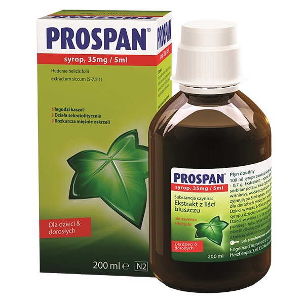Prospan 35 mg, syrop, 200 ml | Apteline.pl