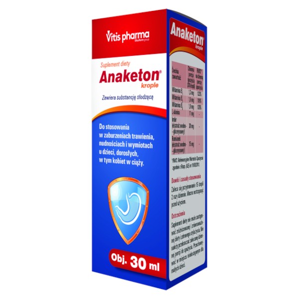 Anaketon, krople, 30 ml - Zamów w Apteline.pl | Apteline.pl