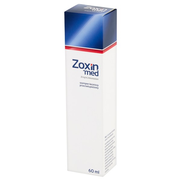 Zoxin-med 20 mg/ml, szampon leczniczy, 60 ml | Apteline.pl