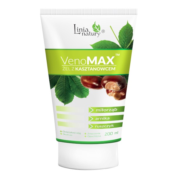 VenoMAX żel z kasztanowcem, 200 ml | Apteline.pl