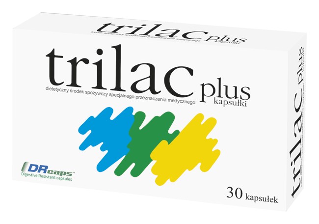 Trilac plus, probiotyk, 30 kapsułek, cena, opinie | Apteline.pl